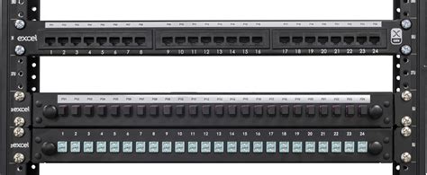 Buy Excel Full Panel Labels For 24 Port Patch Panels Comms Express