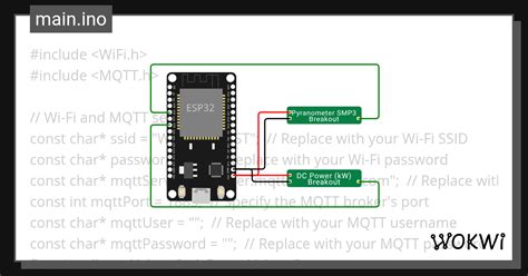 ESP Solar Energy IoT Simulator Using C Wokwi ESP STM Arduino Simulator