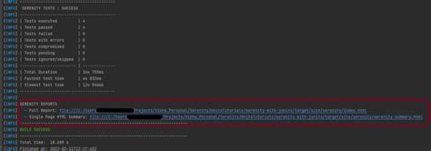 Serenity Report Qa Automation Expert