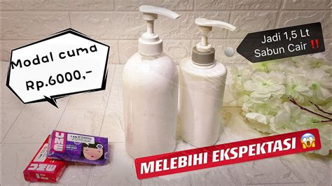 Cara Membuat Sabun Cair Dari Sabun Batangan DIY Sabun Cair Homemade
