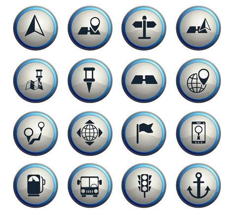 Premium Vector Navigation Vector Icons For Web And User Interface Design