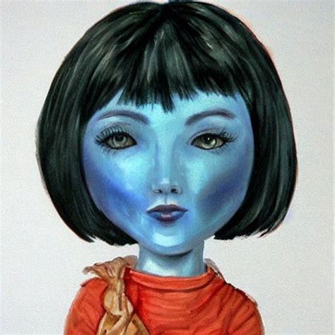 Huggingface Projects Diffuse The Rest Blue Girl Realistic Pretty