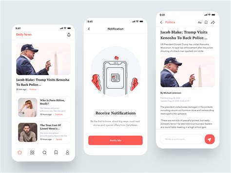 Newspaper Mobile App By Saif Uddin Imran On Dribbble