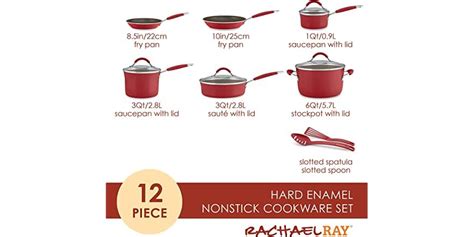 Rachael Ray Cucina Nonstick 12pc Set