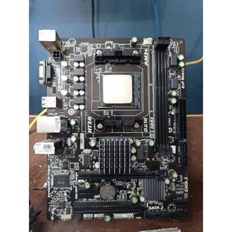 เมนบอร์ด Amd Am3 Am3 พร้อม Cpu แถมซิ้งพัดลม ฝาหลัง Shopee Thailand