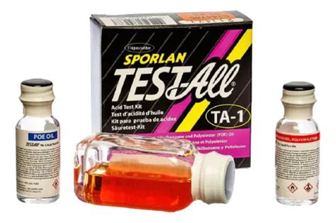Ta 1 Prueba De Acidez Kit Sporlan Ta1 Para Compresores Sporlan Test All