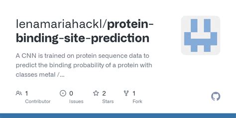 GitHub Lenamariahackl Protein Binding Site Prediction A CNN Is Trained On Protein Sequence