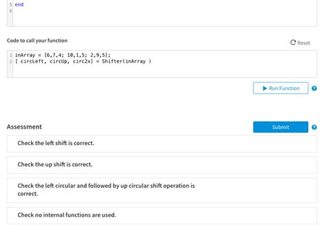 Solved This Is Matlab Dizzy Shift Write A Function