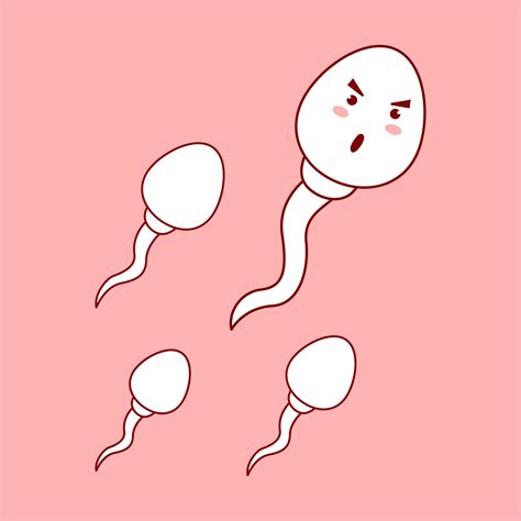 Sperm And Egg Character Human Sperm And Egg Cute Cartoon 32420635 Vector Art At Vecteezy