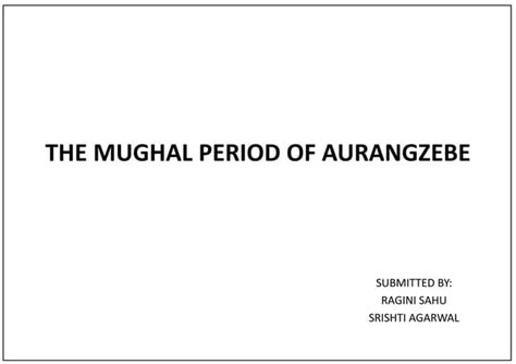 Aurangzeb Pptx