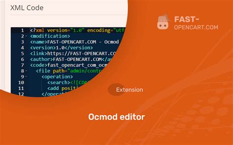 Ocmod Editor For Opencart 2x 3x