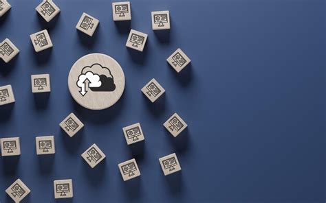 premium photo cloud computing technology internet storage network