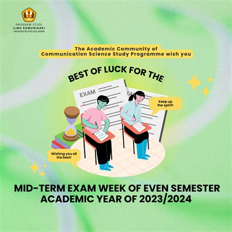 Communication Science Study Programme Entering The Mid Semester Exam Week For The Second