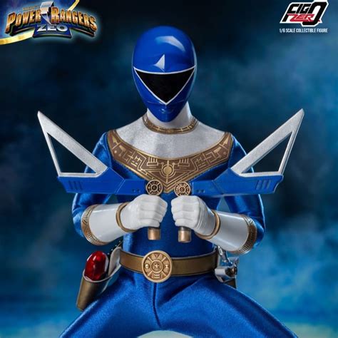 Power Rangers Ranger Iii Blue Power Rangers Zeo Figzero 16 Action Figure By Threezero