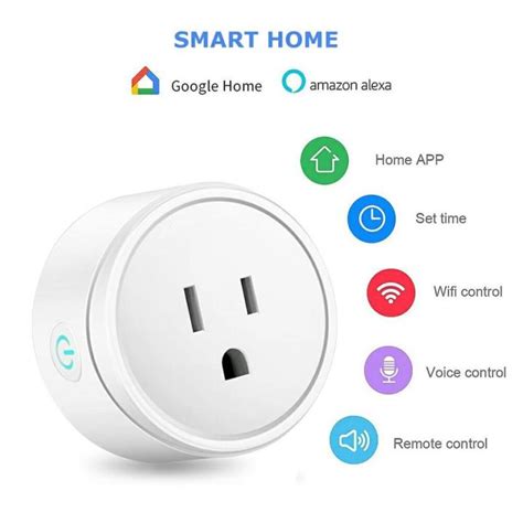 Mini Smart WiFi Socket Wireless Plug Socket Outlet Remote Control Power Socket Smart Timer Plug