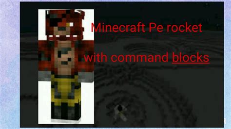 Minecraft Pe Rocket With Command Blocks Youtube