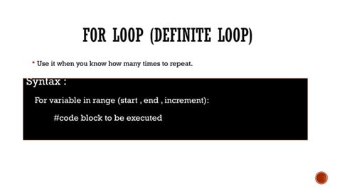 Loops In Pythonpptx Introduction To Loops In Python Pptx