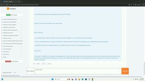 Assert In Java Youtube