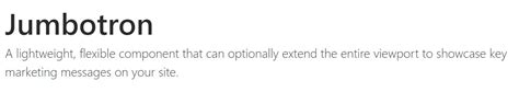 Bootstrap Jumbotron Css