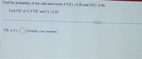 Solved Find Pe Or F If Pe And F020