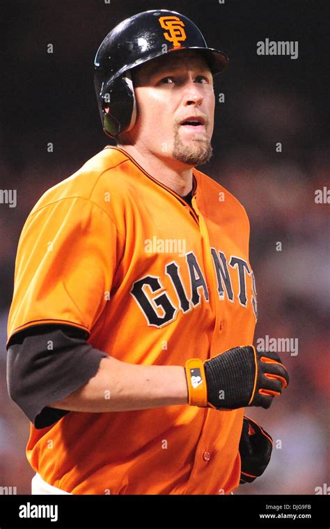 San Francisco Ca San Francisco Giants Aubrey Huff 17 Runs To First