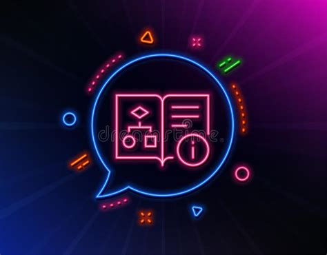 Technical Algorithm Line Icon Project Documentation Sign Vector Stock