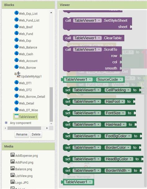 Showing Error Message In Table View MIT App Inventor Help MIT App Inventor Community
