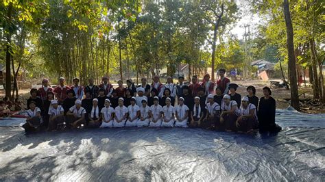 လှိုင်းဘွဲမြို့နယ် ချမ်းသာကျေးရွာတွင် ကရင်ရိုးရာ ဒုံးအကကို Unesco သို့