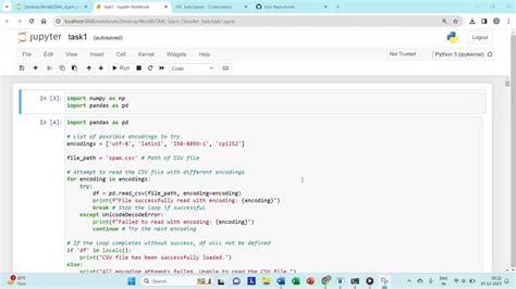 Kathirvel A On Linkedin Bharat Intern Data Science Task 1 Sms