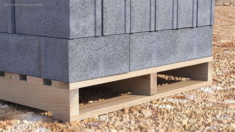Wooden Pallet With Concrete Blocks 3d Model 34 3ds Blend C4d Fbx Max Ma Lxo Obj Free3d