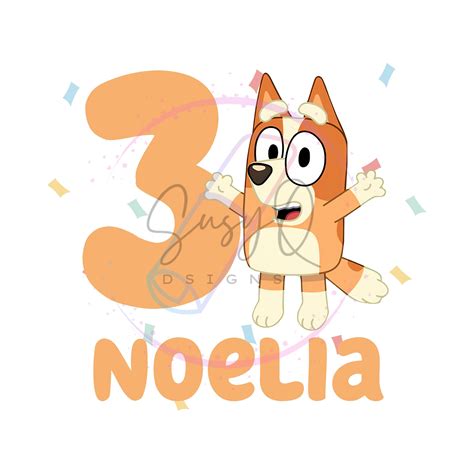 Bluey Bingo Birthday Personalized Digital Download Bluey Etsy