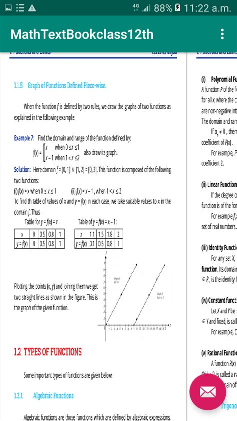 Math Textbook 12th For Android Download