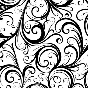 Exquisite Curl Pattern Vector Pattern Exquisite Abstract PNG Transparent Image And Clipart