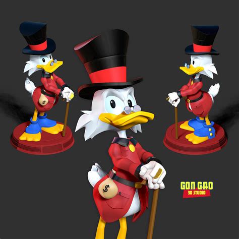 Scrooge Mcduck 3d Model By Sinh Nguyen