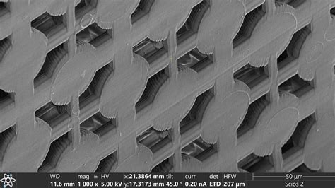 3d printed structures 10 times thinner than a human…