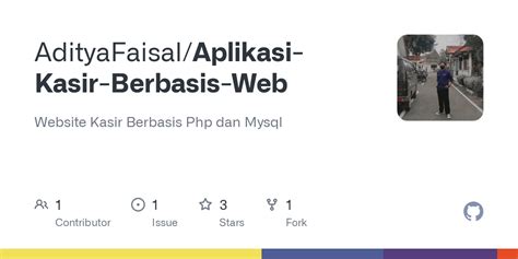 GitHub AdityaFaisal Aplikasi Kasir Berbasis Web Website Kasir Berbasis Php Dan Mysql