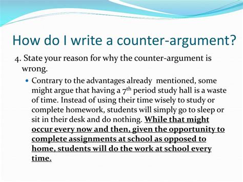 Ppt Counter Argument Powerpoint Presentation Free Download Id3231357