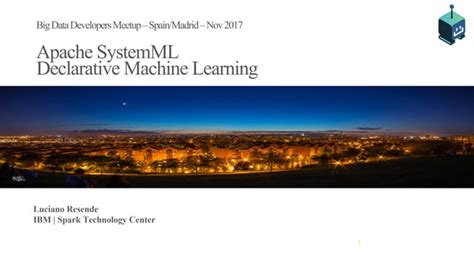 Whats New In Apache Systemml Declarative Machine Learning Pdf