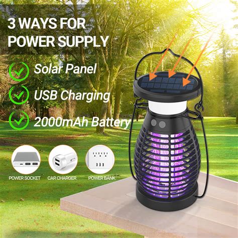Solar Powered Bug Zapper Bk 21 X Pest