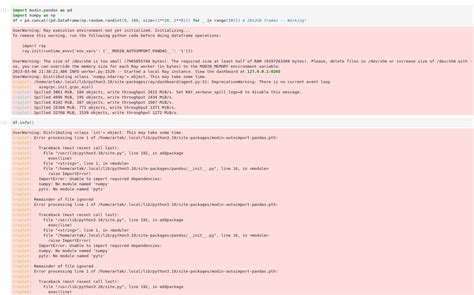 Cant Get Modin Working With Out Of Memory Data · Issue 5638 · Modin
