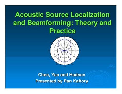 Acoustic Source Localization And Beamforming Theory And Practice