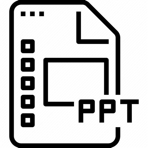 Document File Format Powerpoint Ppt Slide Icon Download On Iconfinder