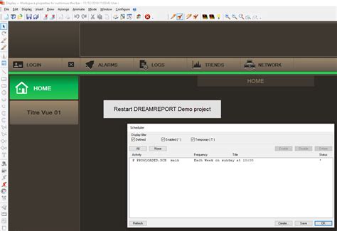 Automatic Restart Of Dream Report Pcvue Pcvue