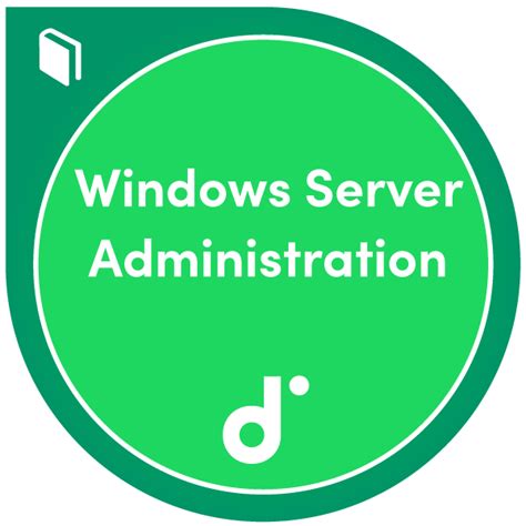 kursteilnahme windows server administration credly