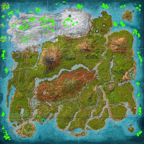 All ARK Survival Ascended Resource Locations Map Pro Game Guides