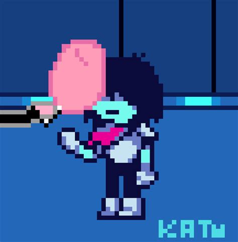 Deltarune Fan Animation Kriss Cotton Candy By Theapathetickat On Deviantart