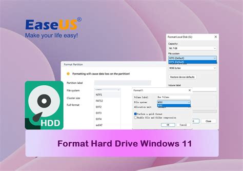 How To Format Hard Drive On Windows 11 4 Ways Available