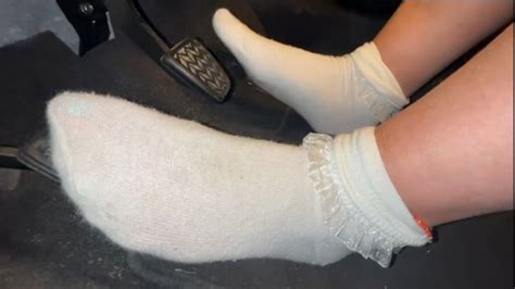 Driving In White Frilly Socks Amelie Shoeplay Clips4sale