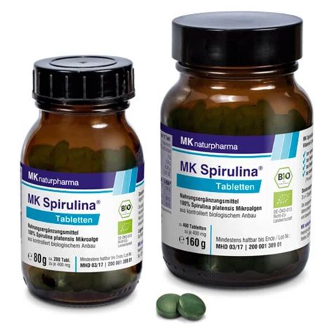 MK Spirulina BIO (200Tbl) | previomed shop