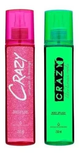 Body Splash Crazy Sensação De Morango Delírio Maçã Verde Água De Cheiro Parcelamento Sem Juros